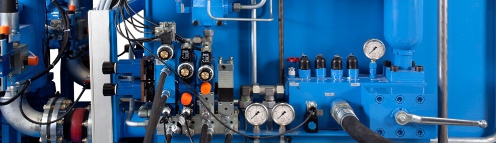 Hydraulic power unit, hydraulic aggregate servo cylinders