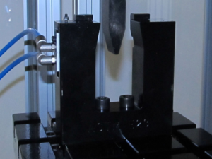 testing wood in tension, compression and bending.