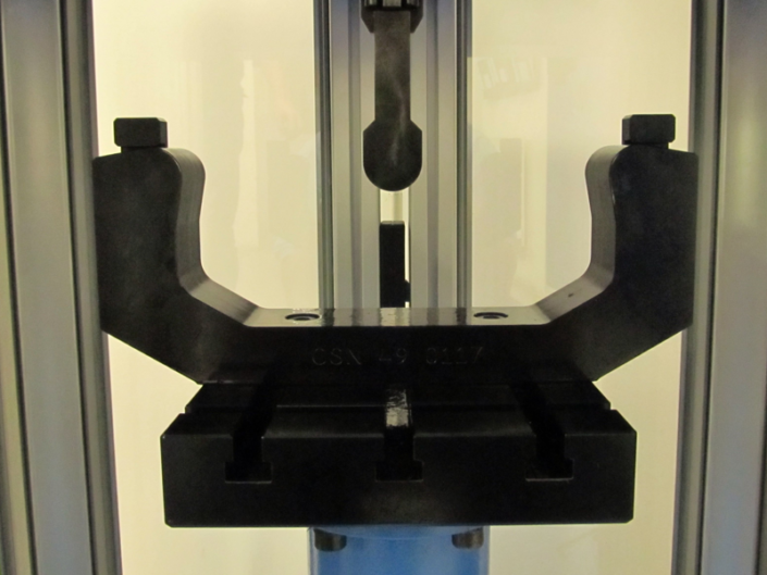 testing wood in tension, compression and bending.